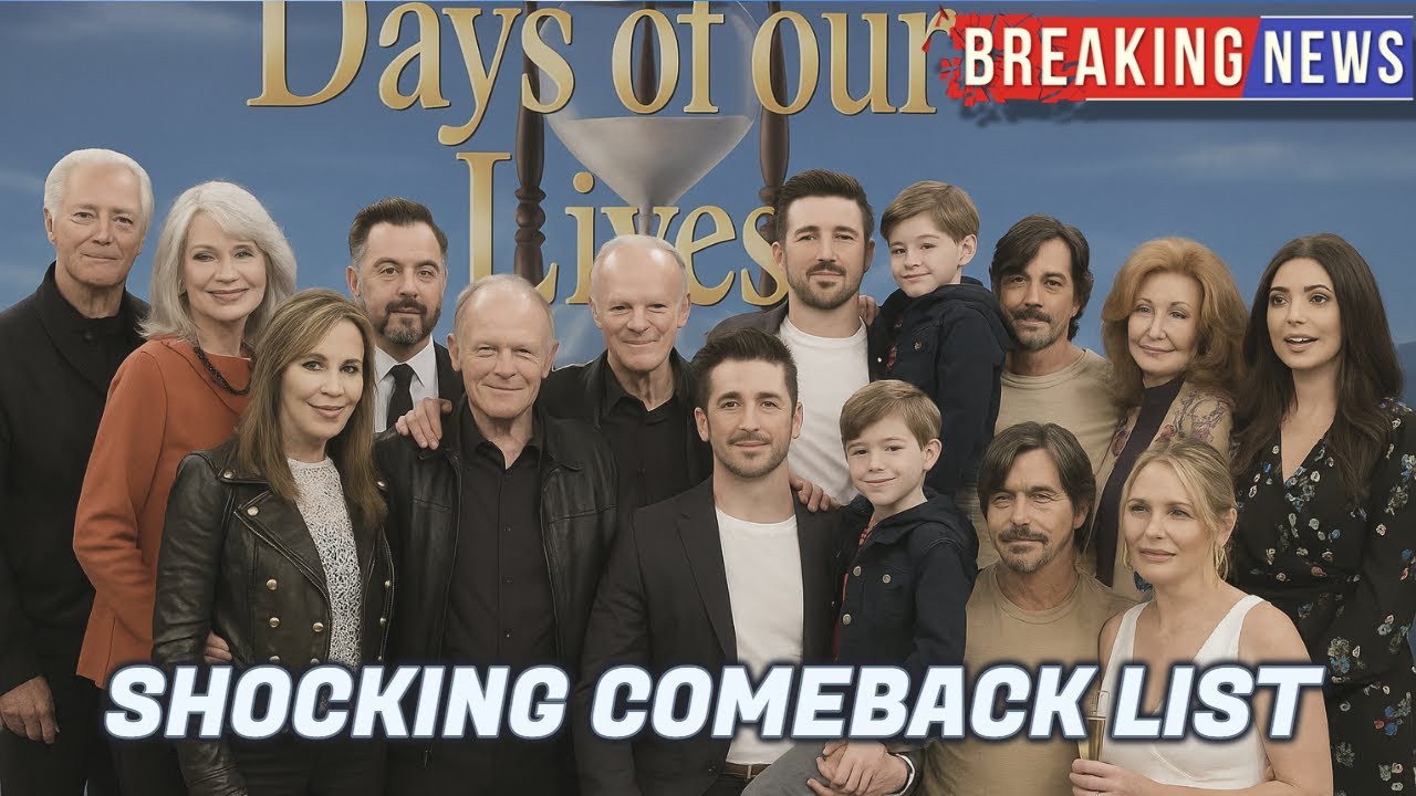 Days of our lives spoilers: SHOCKING NEWS - The Shocking Returning List ...